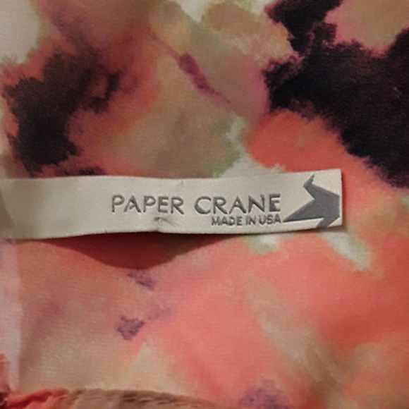 Paper Crane | Tops | Voile Tank With Waterfall Hemline | Poshmark